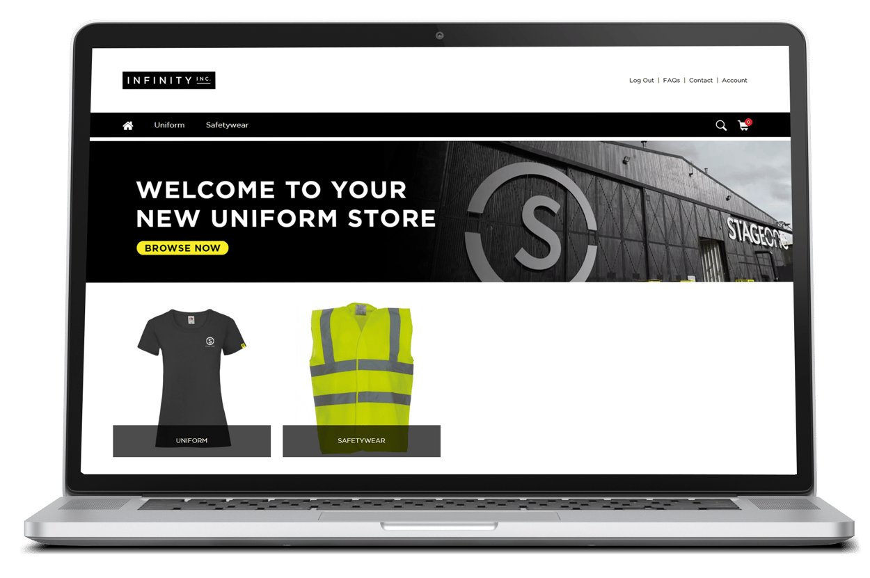Stage One | Branded Workwear | Infinity Inc.